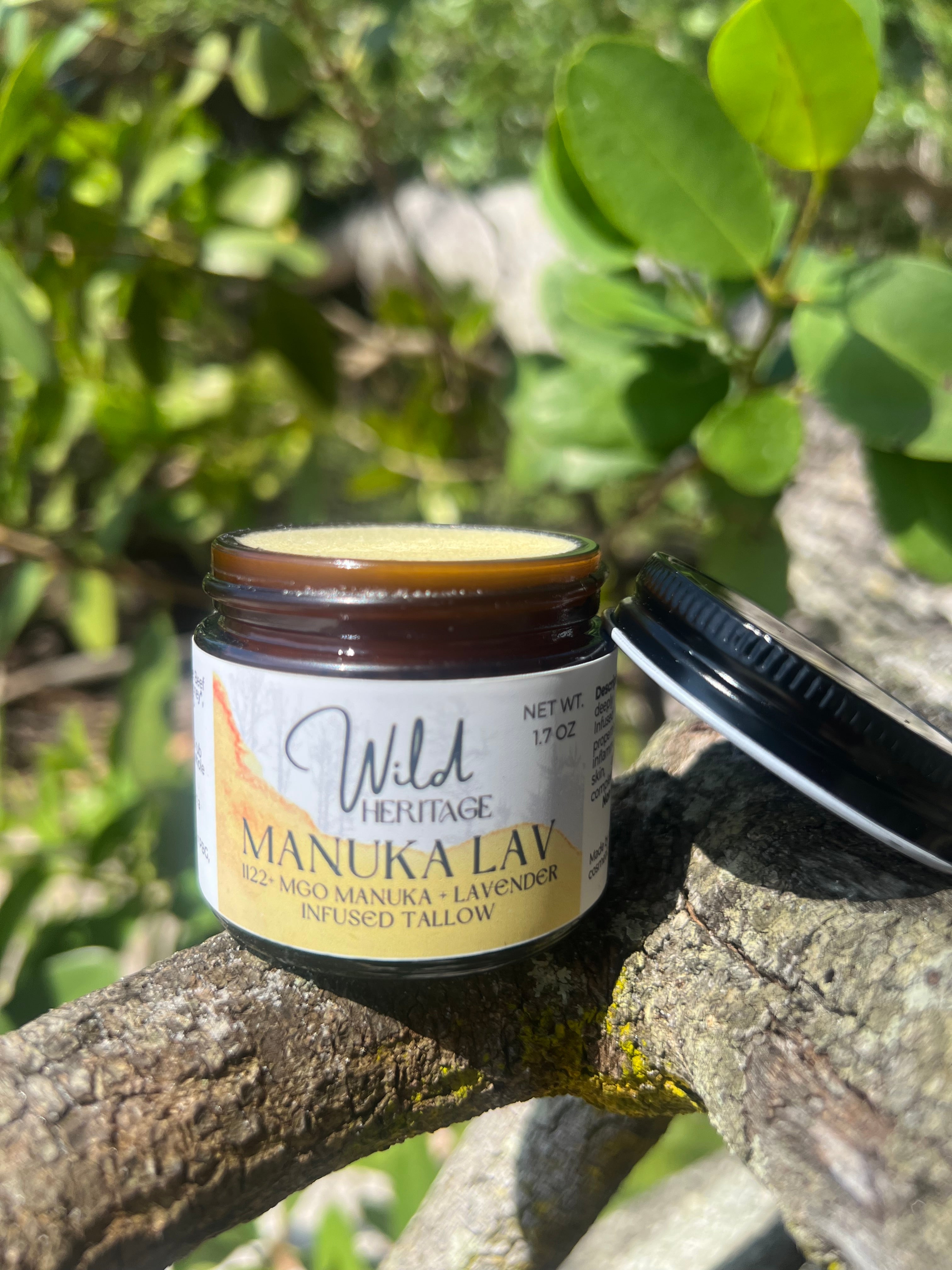 Manuka Lav Honey Tallow Balm – Soothing, Acne-Fighting, Glow-Boosting ...